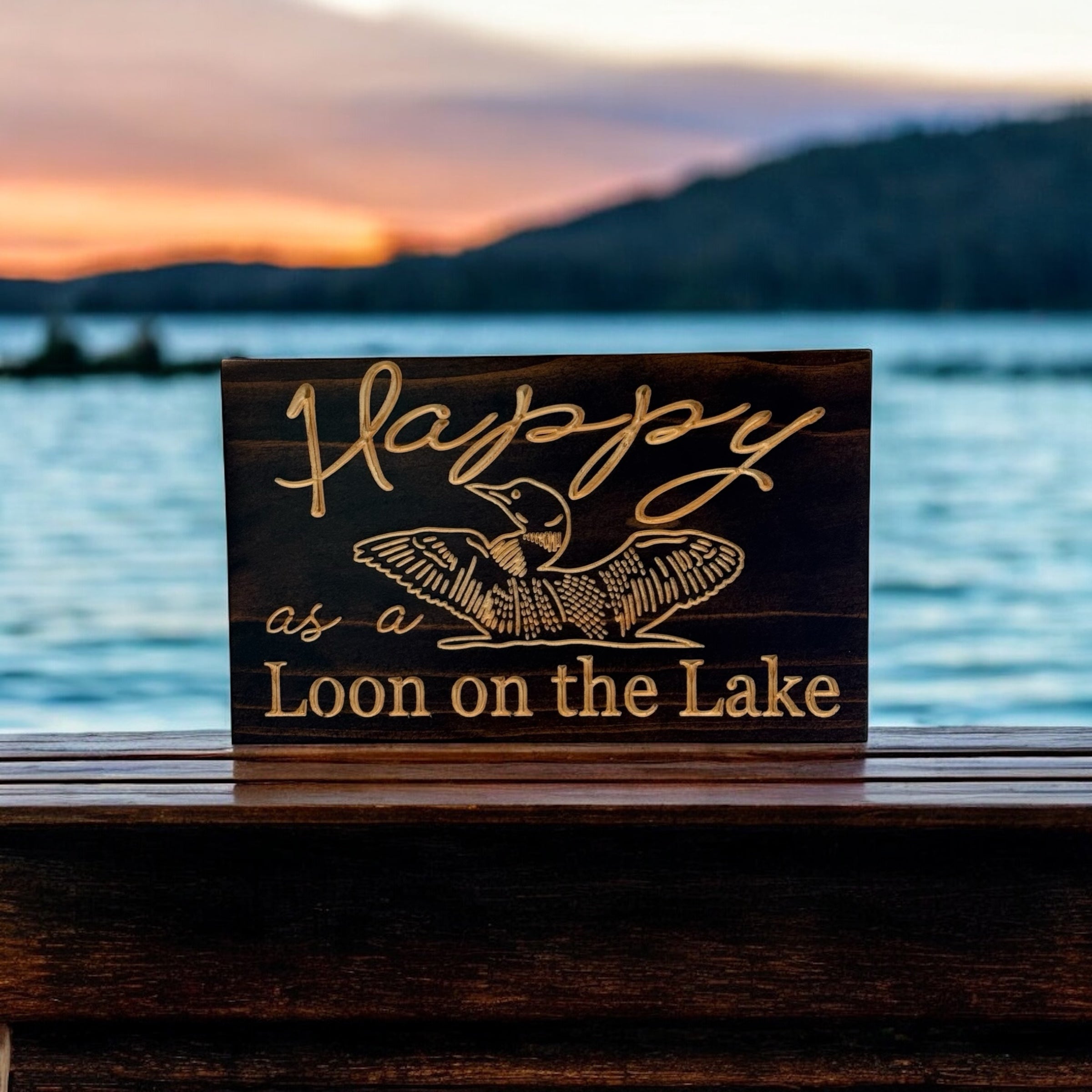 Lake Life Wood Signs | Handcrafted Cabin Decor – CARVEDN – CARVEDN ...